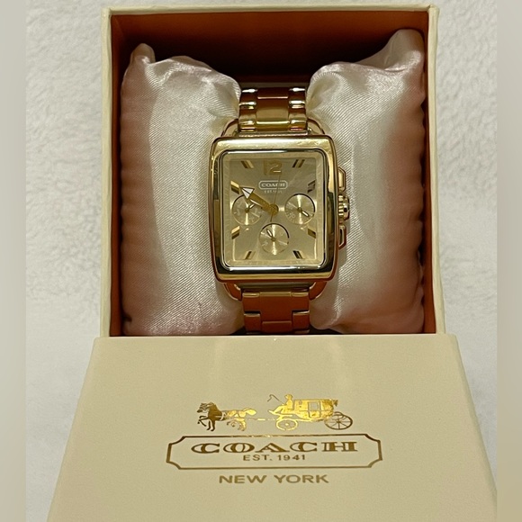 Coach | Accessories | Coach Stainless Steel Chronograph Watch | Poshmark
